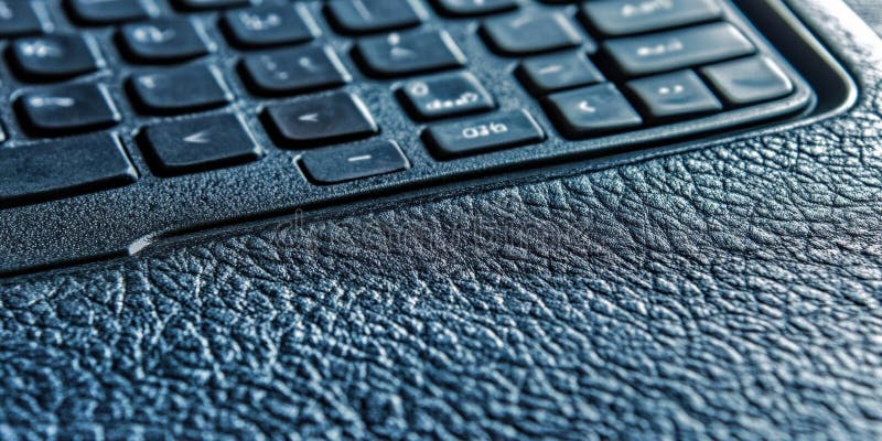 Close Up on Keyboard and Texture Material, Tech Style Stock ...