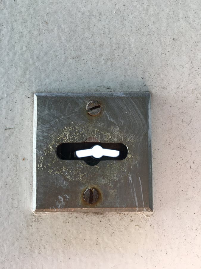 Close-up of the Keyhole of a Lock Stock Photo - Image of black, aged ...