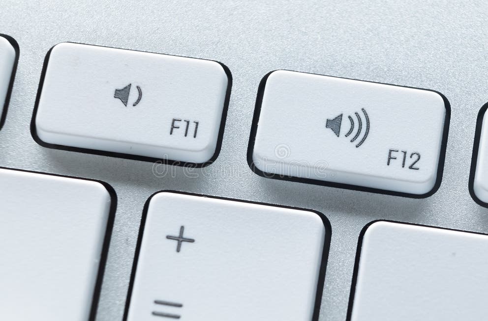 Close Up of Keys of Computer Keyboard Stock Image - Image of shot ...