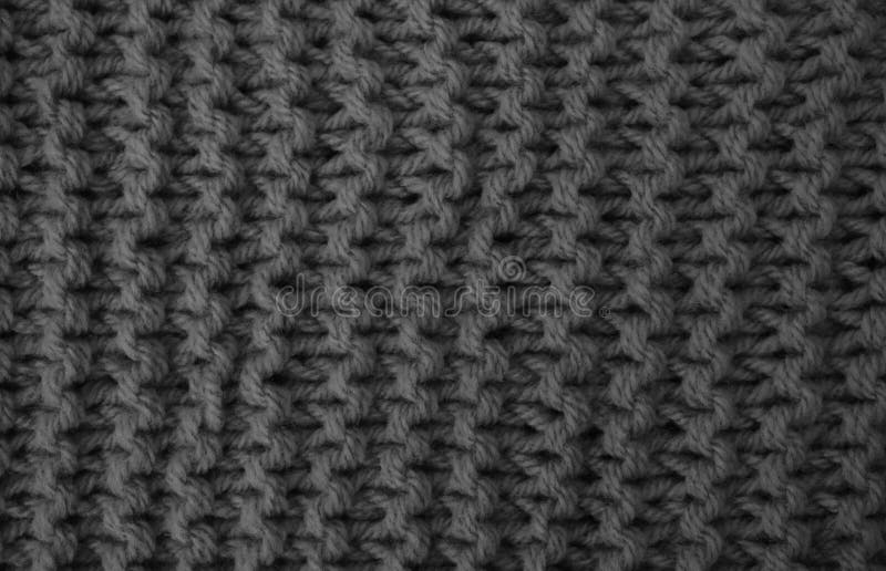 Close-up of Knitted Wool Texture. Stock Image - Image of fashion, grey ...