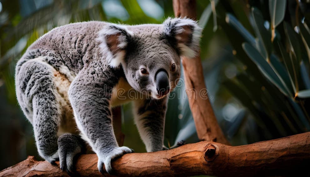 A close up of a Koala Bear stock illustration. Illustration of wildlife ...