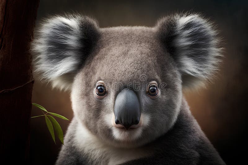 Close Up of a Koala Bear Looking at the Camera in Australia Stock ...