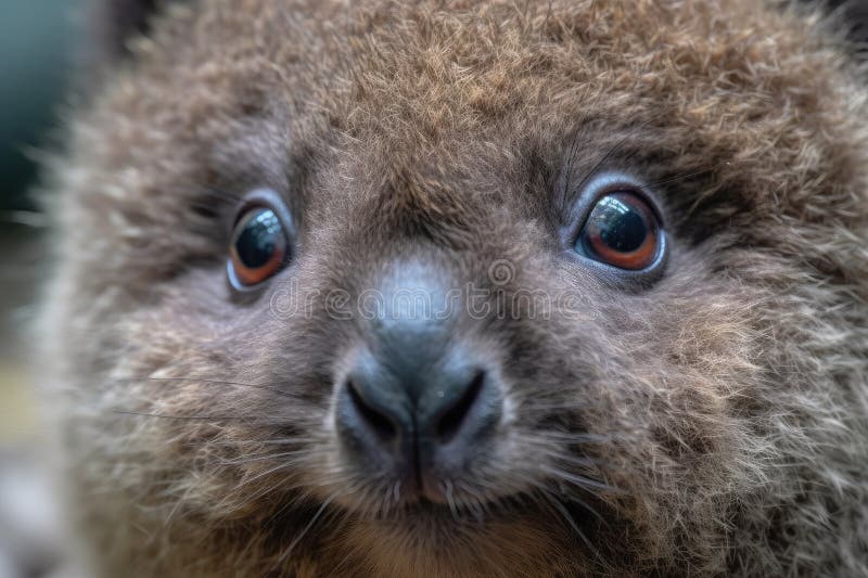 Close-up of Koala S Face, with Its Bright Eyes and Fluffy Fur Visible ...