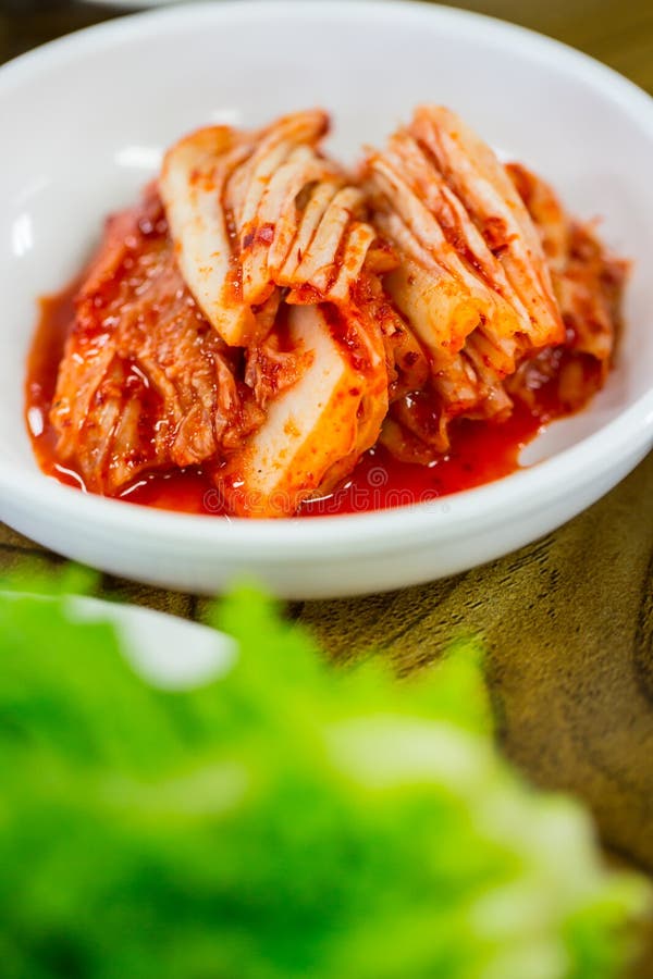 Korean Kimchi with Side Dishes and Vegetables Stock Photo - Image of ...