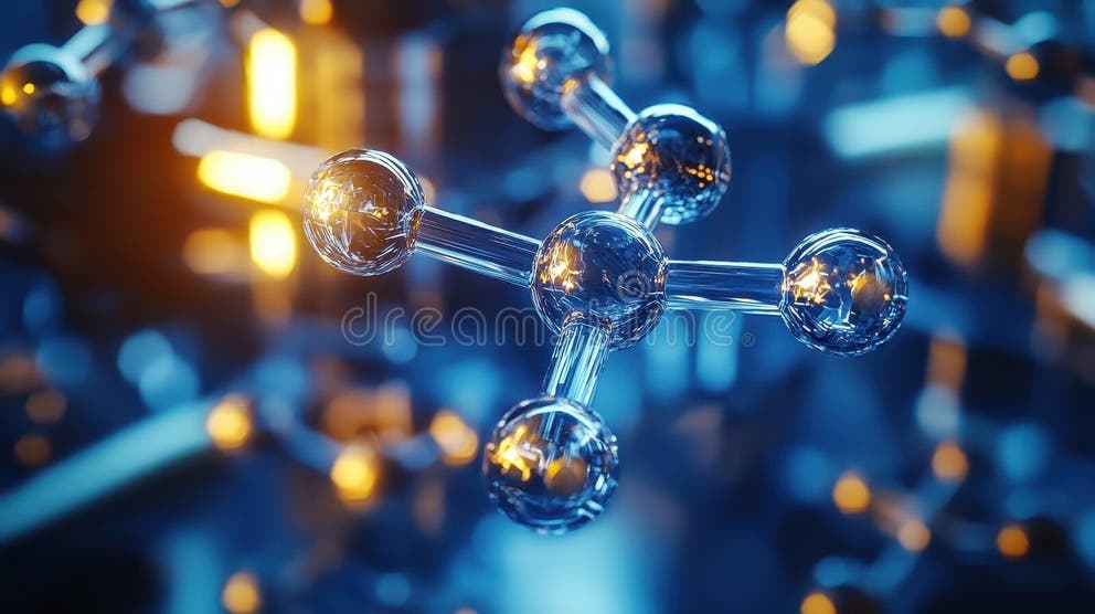Close-up Laboratory Visualization of Molecular Structures and Bonds in ...