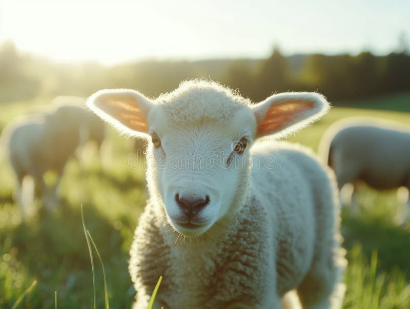 A close-up of a lamb stock photo. Image of wool, livestock - 342243000
