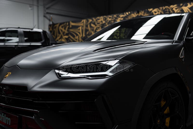 Close Up of Lamborghini Urus Performante in Indoor Setting Editorial ...