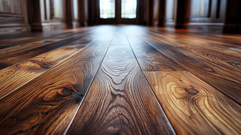Close-up Laminate Flooring. Oak Laminate with a Wooden Pattern Stock ...