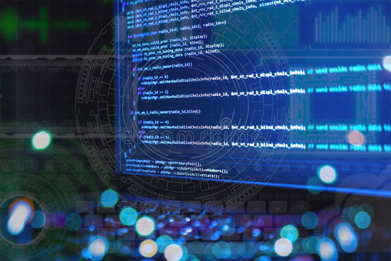 Close Up Laptop Computer Screen with a Programming Code Creating Stock ... Close Up Laptop Computer Screen with a Programming Code Creating Stock ...