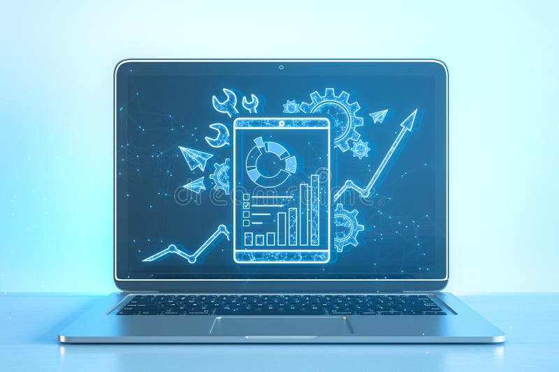 Project Management Background Cogs Stock Illustrations – 132 Project ...
