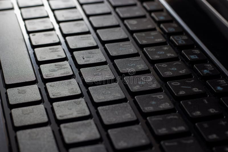 Close up laptop stock image. Image of black, button, modern - 86450115