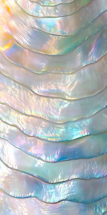 A Close Up of a Large Abalone Shell on a White Background Stock Photo ...