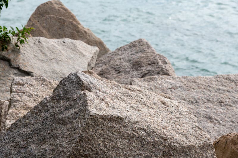 Close Up of Large Boulder Rocks Stock Image - Image of wildlife ...