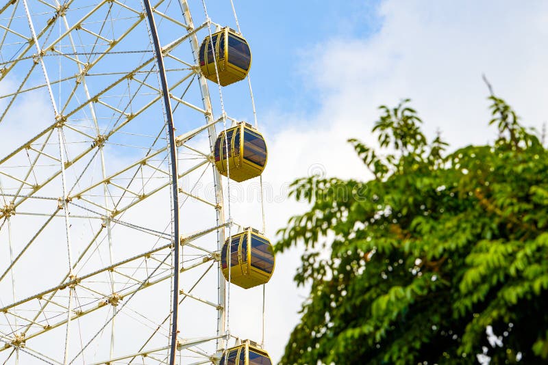 Close-up of a Large Ferris Wheel in a Playground Editorial Photo ...