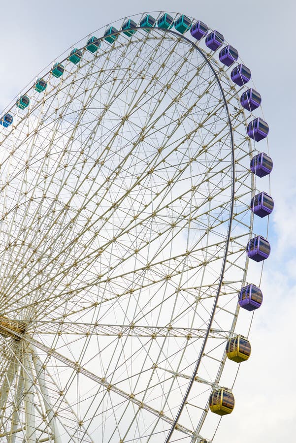 Close-up of a Large Ferris Wheel in a Playground Editorial Stock Image ...