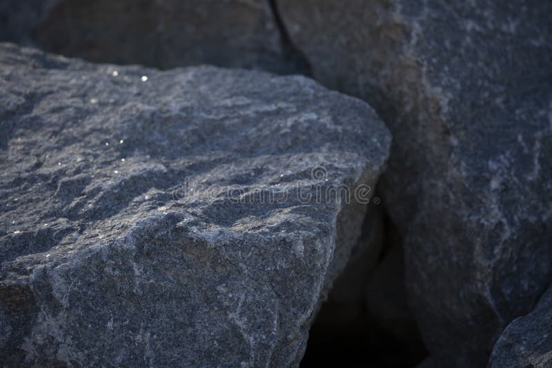 Close Up of Large Granite Rocks Stock Image - Image of ground, lava ...