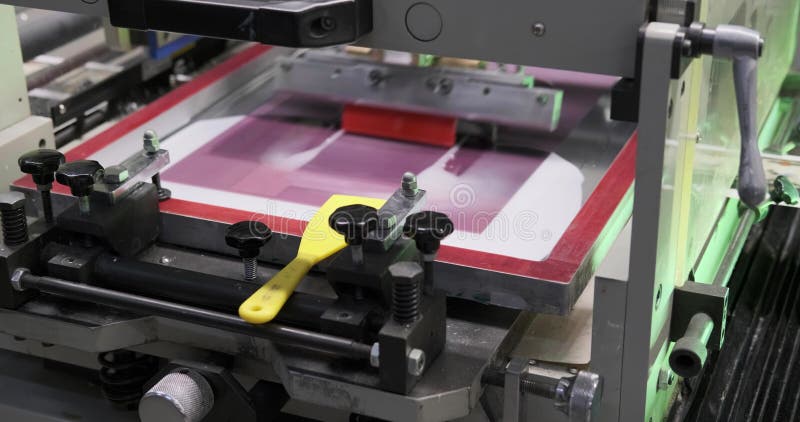 Large Web Offset Printing Press Machine Stock Video - Video of media ...