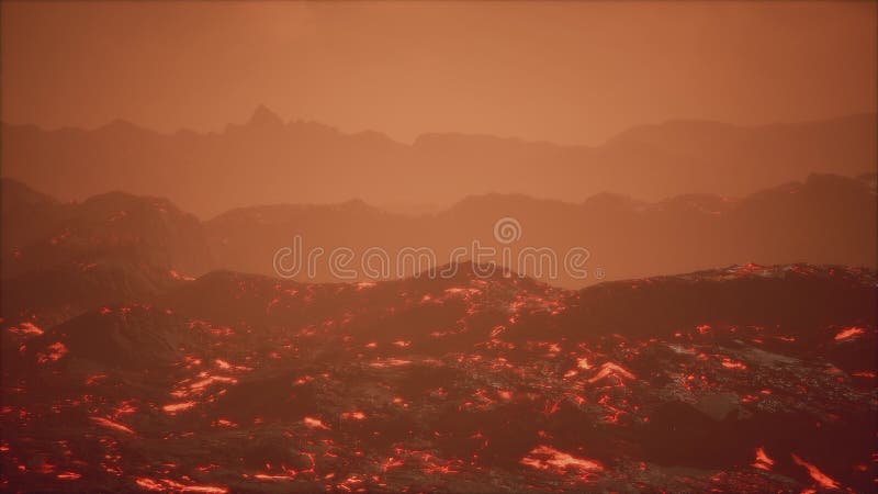 Close-up of a Lava Flow of Volcano on Hawaii Stock Image - Image of ...