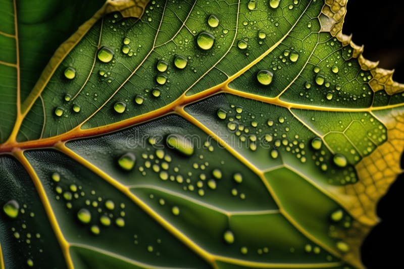 Close up of leaf. stock illustration. Illustration of circle - 272525137