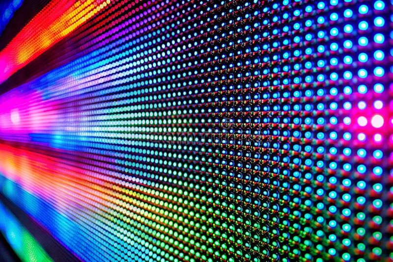 LED Panel Light Background Texture, Closeup Stock Illustration ...