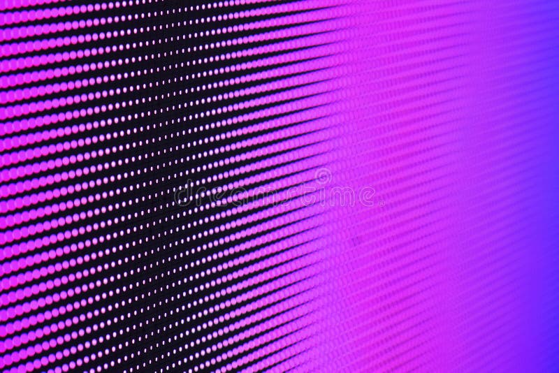 Close-up of Led Screen Surface Video Wall Screen with Glowing Dot ...