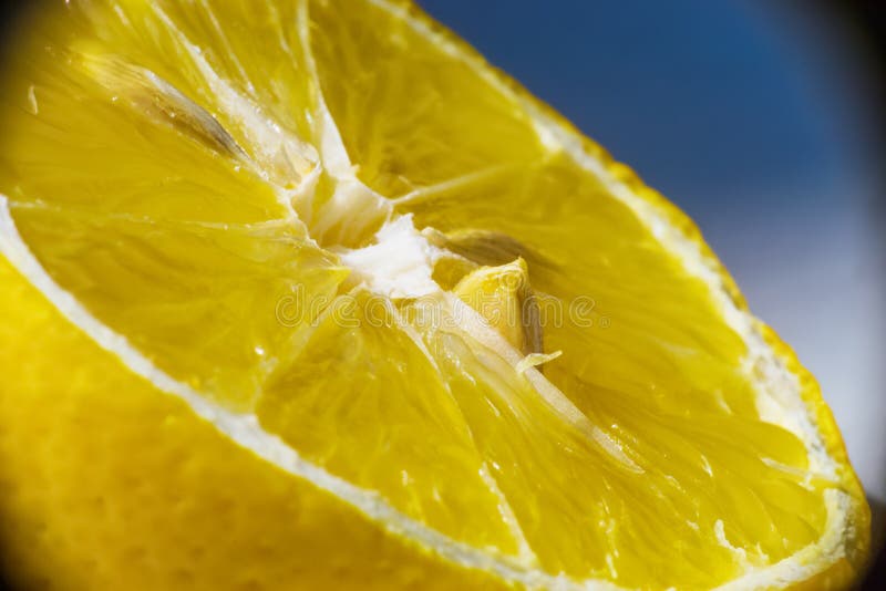 Cut Lemon Extreme Close Up View Stock Photos - Free & Royalty-Free ...