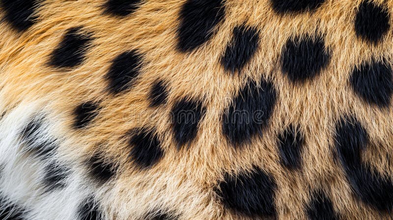 Close-up of Leopard Spotted Fur Pattern, Wildlife Texture Stock ...