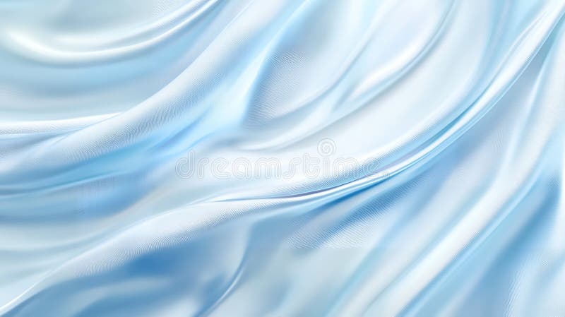 Elegant Light Blue Silk Fabric Draped Softly Background Texture Stock ...