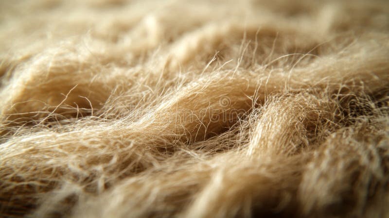 Close Up of Light Brown Fluffy Texture Stock Illustration ...