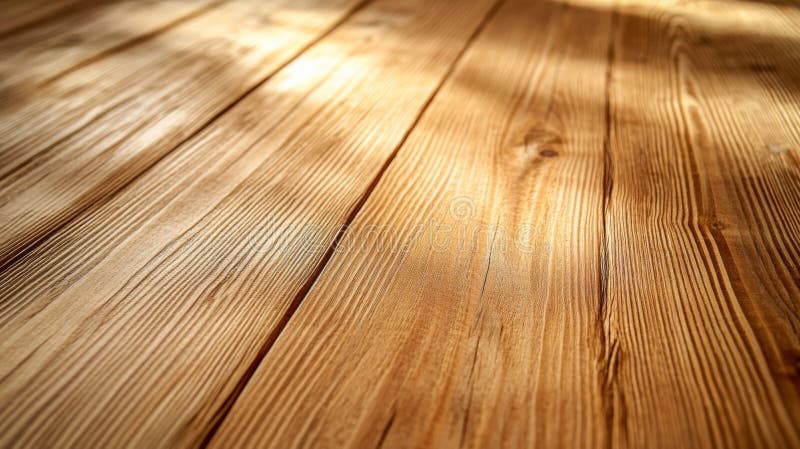 Close-up of a Light Brown Wooden Plank Surface with Grain Patterns ...