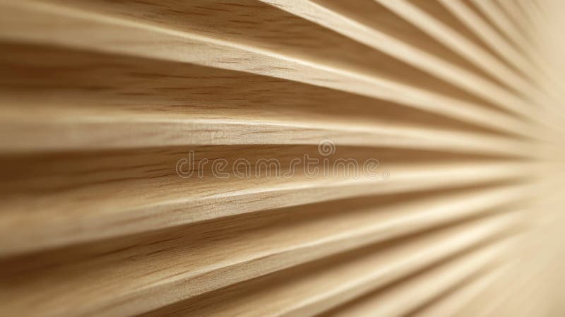 Close-up of a Light-Colored Wood Panel with Grooved Stripes Stock ...