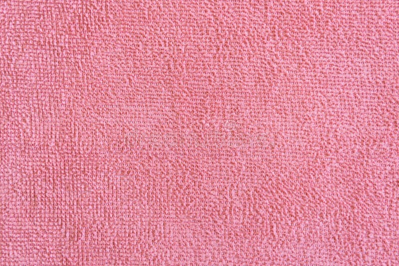 Close Up Light Pink Microfiber Texture. Cleaning Rag Fluffy Cloth Stock ...