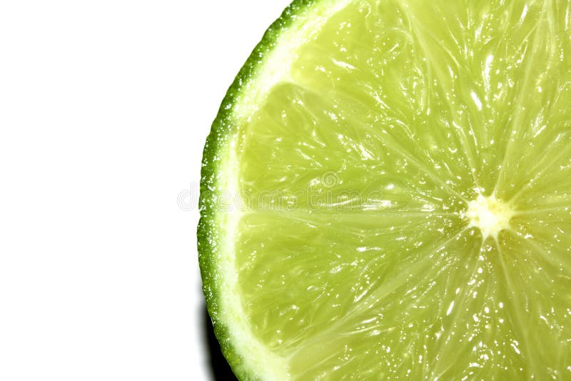 Close Up of Lime Slice and Segments Fruit Juicy Stock Image - Image of ...