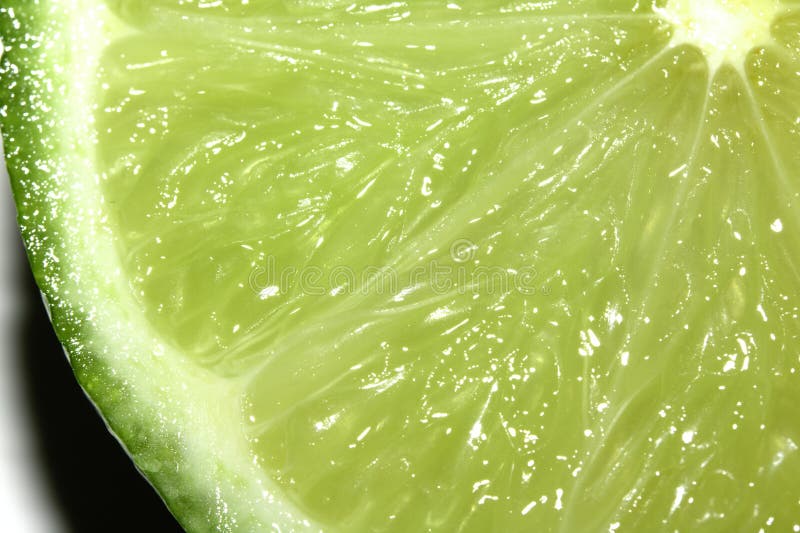 Close Up of Lime Slice and Segments Fruit Juicy Stock Photo - Image of ...