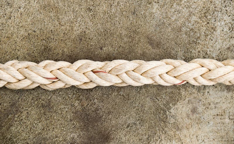 Close Up Line Straight Rope on Floor Stock Image - Image of close, rope ...