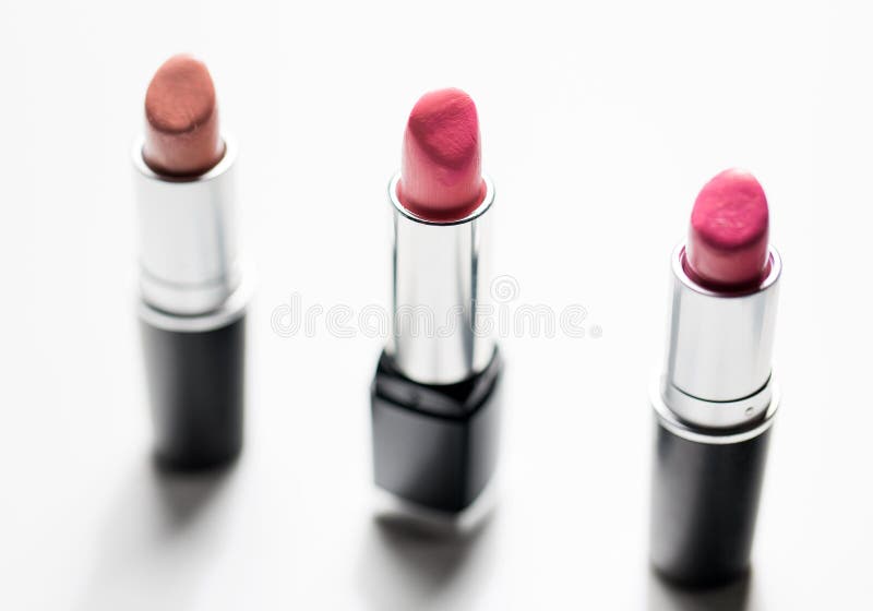 Close Up of Lipsticks Range Stock Photo - Image of cosmetic, fashion ...