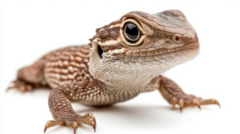 A Close Up of a Lizard with Large Eyes and Big Teeth, AI Stock Image ...