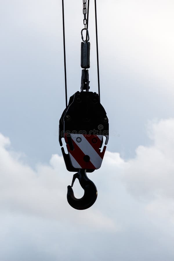 Close-up of a load hook stock image. Image of powerful - 90511971