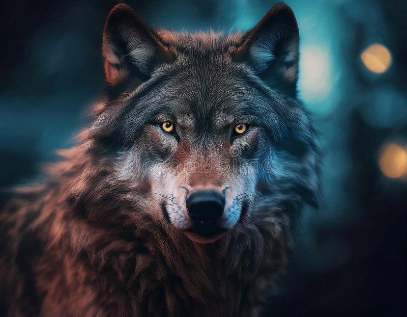 Close Up Logo of a Woolf stock illustration. Illustration of emblem ...