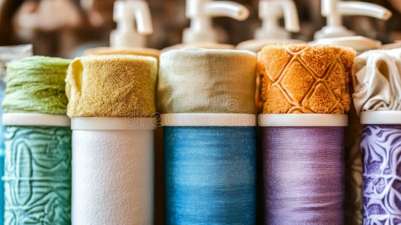 A Close-up Look at the Worn and Replaceable Filter Cartridges of a ...