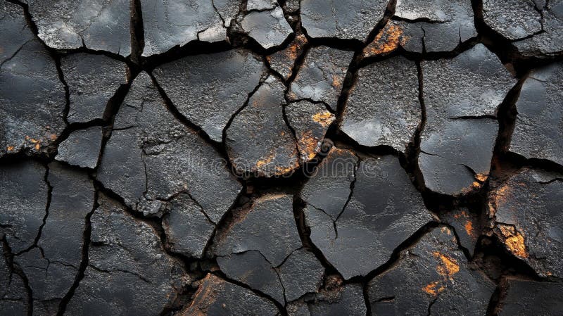 A Close-up Look at a Worn, Rugged Surface Featuring Rough Textures ...