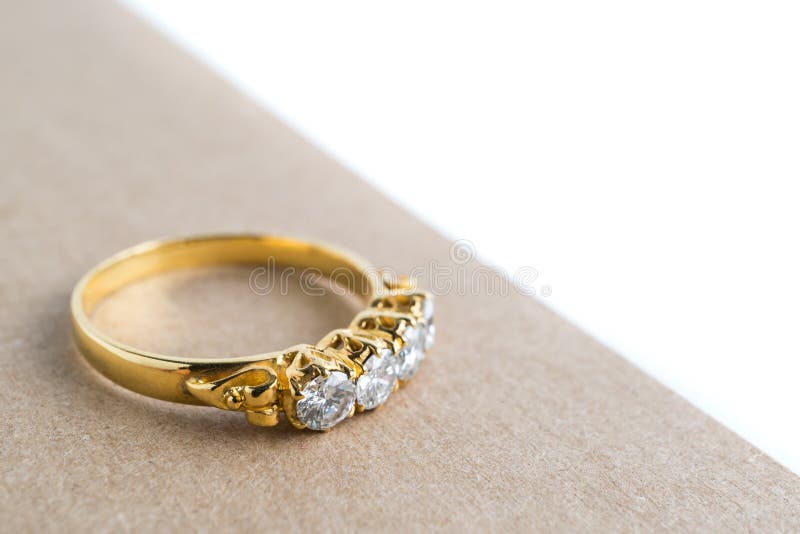 Close Up Love Diamond Ring on Book Stock Photo - Image of accessory ...