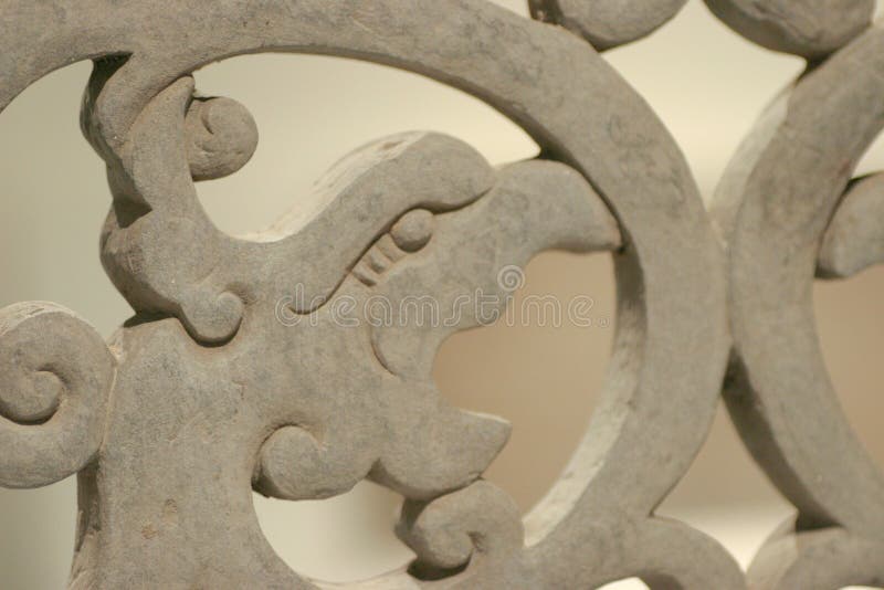 Close Up the Lucky Pattern of Stone Carving 29 May 2005 Stock Photo ...