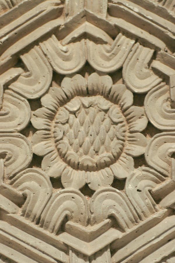 Close Up the Lucky Pattern of Stone Carving 29 May 2005 Stock Image ...
