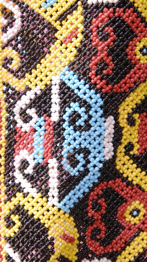 Close Up Lundayeh Beading Pattern Stock Photos - Free & Royalty-Free ...