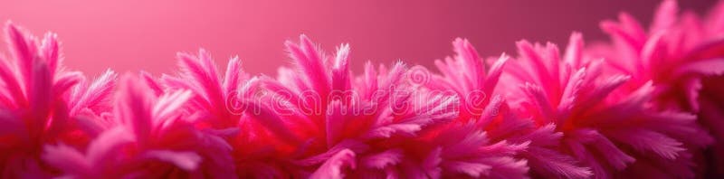 Close Up of Luxurious Hot Pink Boa, Party Backdrop, Soft, Stage Stock ...