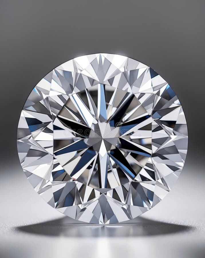 Close Up of a Luxurious Large Diamond Under a Microscope Stock Image ...