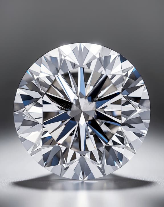 Close Up of a Luxurious Large Diamond Under a Microscope Stock Image ...