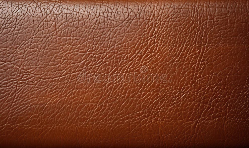 A Close Up of Luxurious, Rich Brown Leather Texture Stock Illustration ...