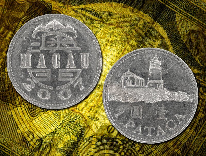 Close-up of Macau One Pataca Coin Stock Image - Image of cash, currency ...